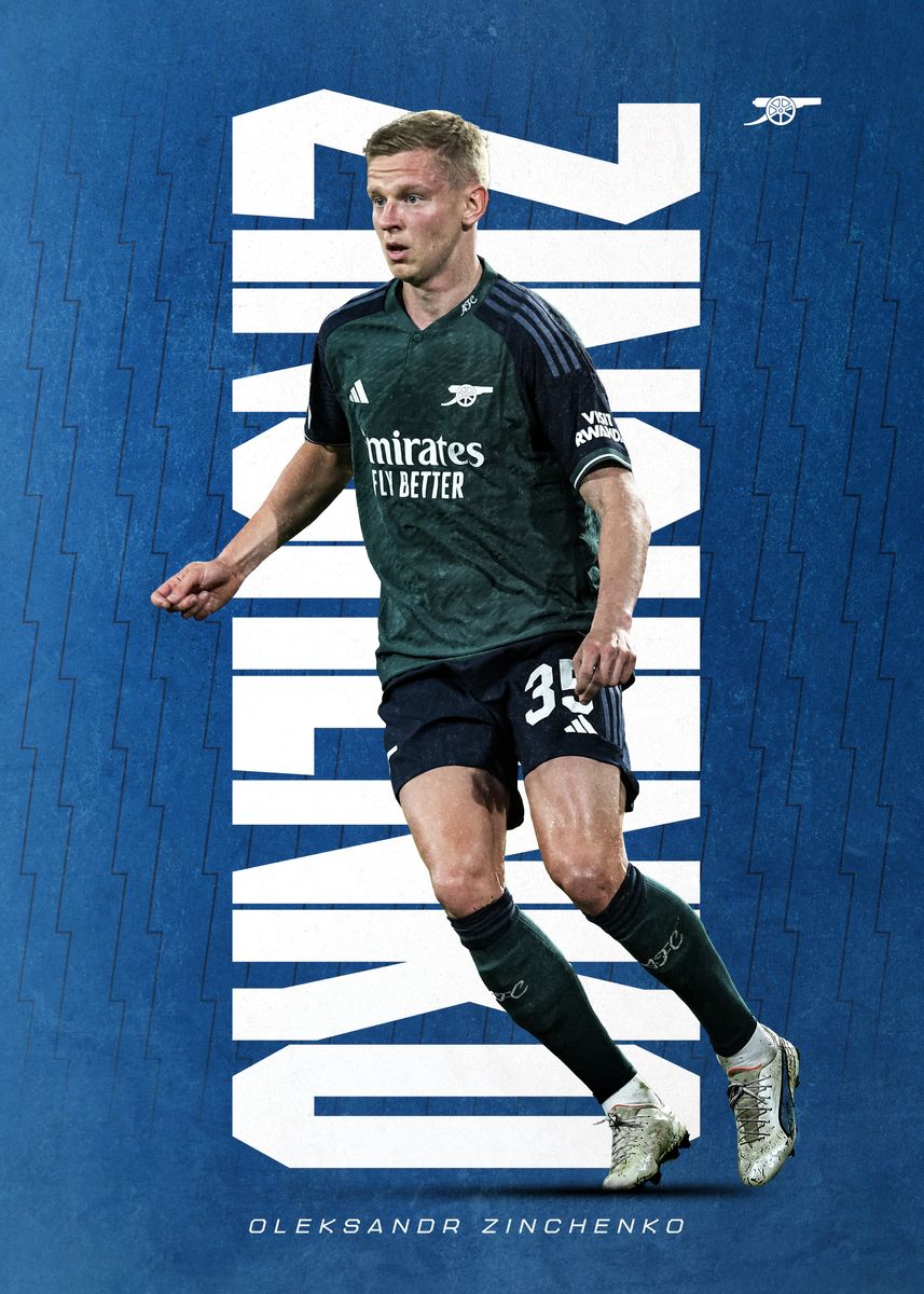 'Zinchenko' Poster by Arsenal | Displate