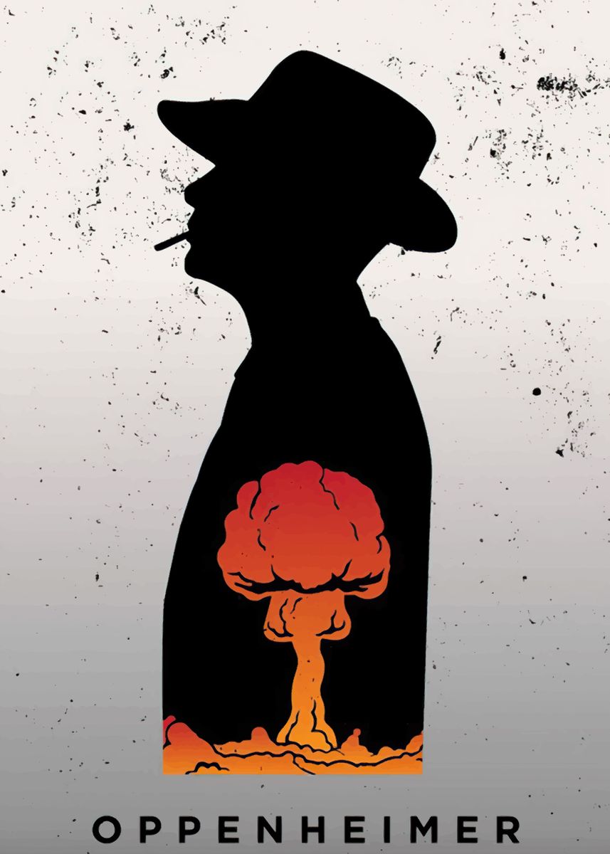 'simple oppenheimer' Poster, picture, metal print, paint by Aksara ...