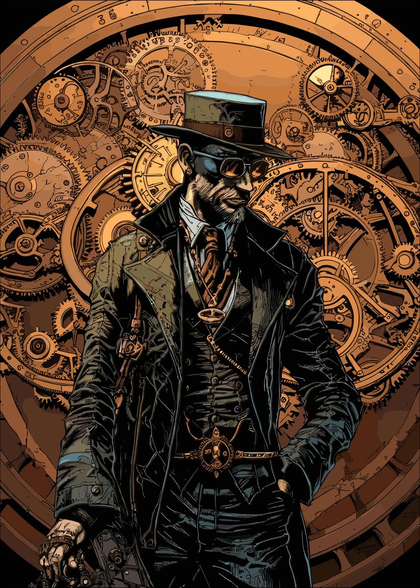 'Steampunk' Poster, picture, metal print, paint by PosterSociety | Displate