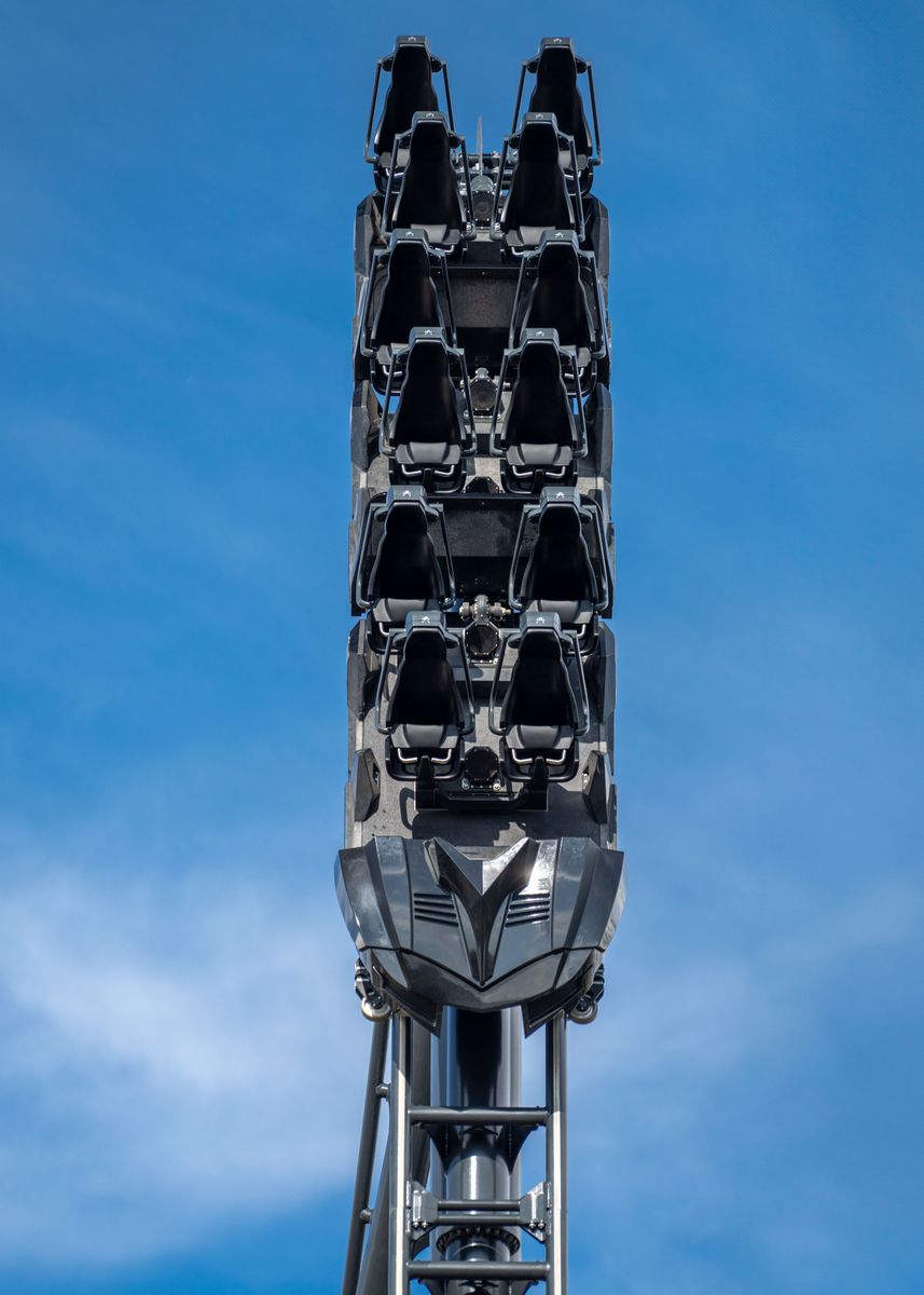 'Intamin LSM Coaster Train' Poster, picture, metal print, paint by ...