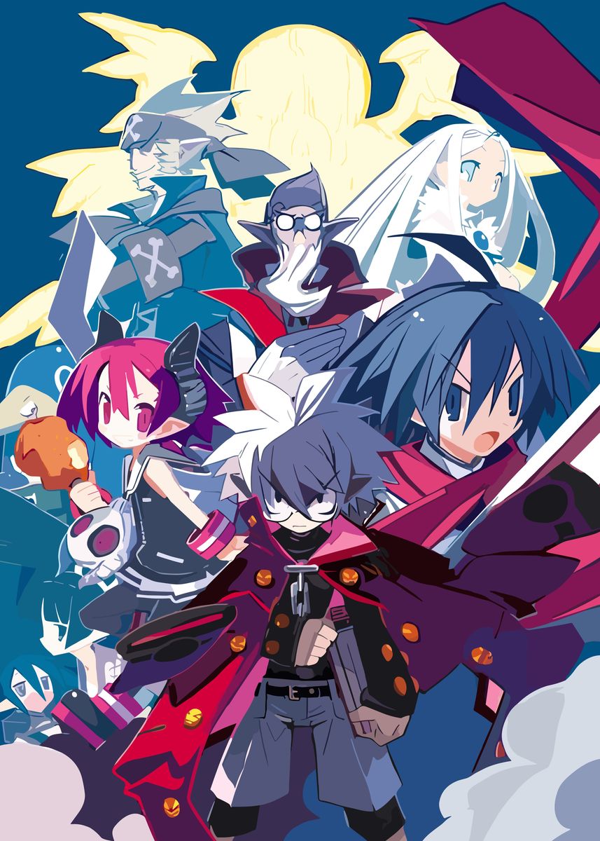 'Makai Senki Disgaea' Poster, picture, metal print, paint by B A G O R ...