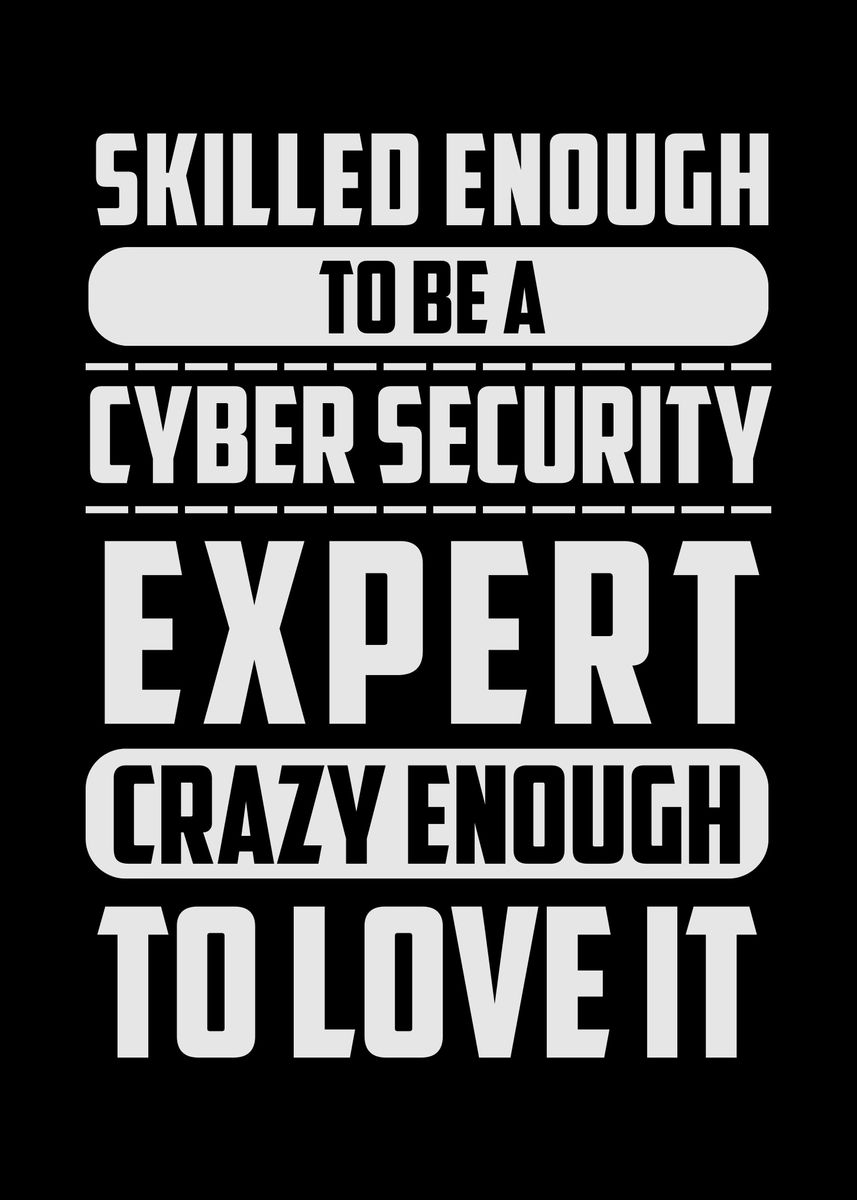 'cyber security ' Poster, picture, metal print, paint by teehowa ...