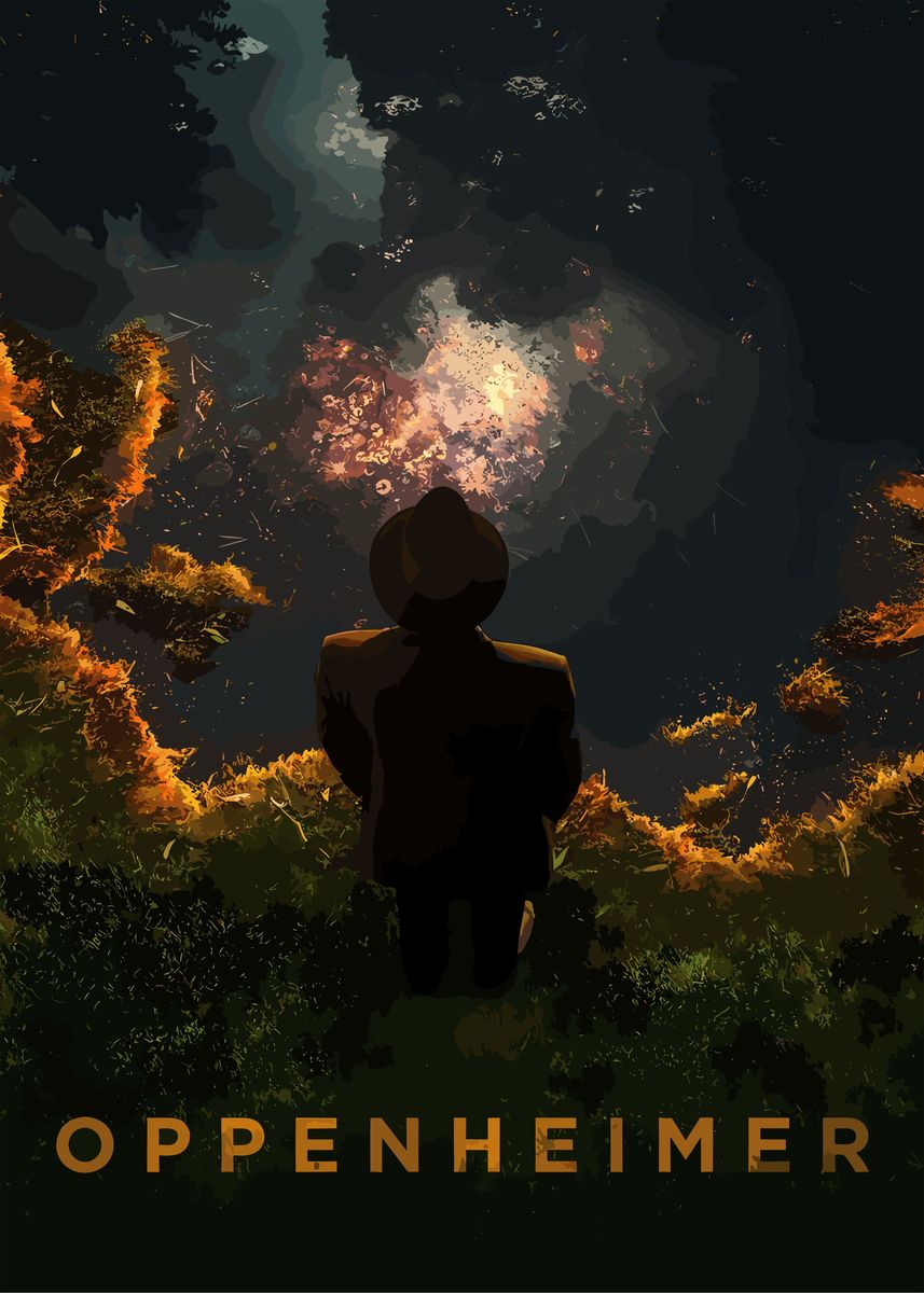 'Oppenheimer ' Poster, picture, metal print, paint by Ace | Displate