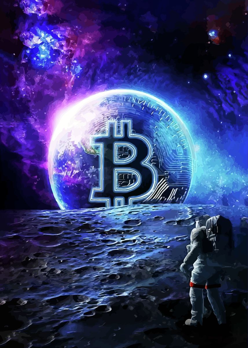 'Bitcoin Art' Poster, picture, metal print, paint by Luxuri Store ...