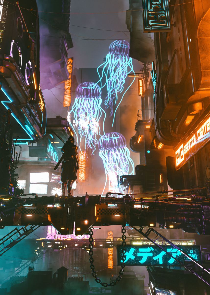 'Floating Memories' Poster, picture, metal print, paint by ...