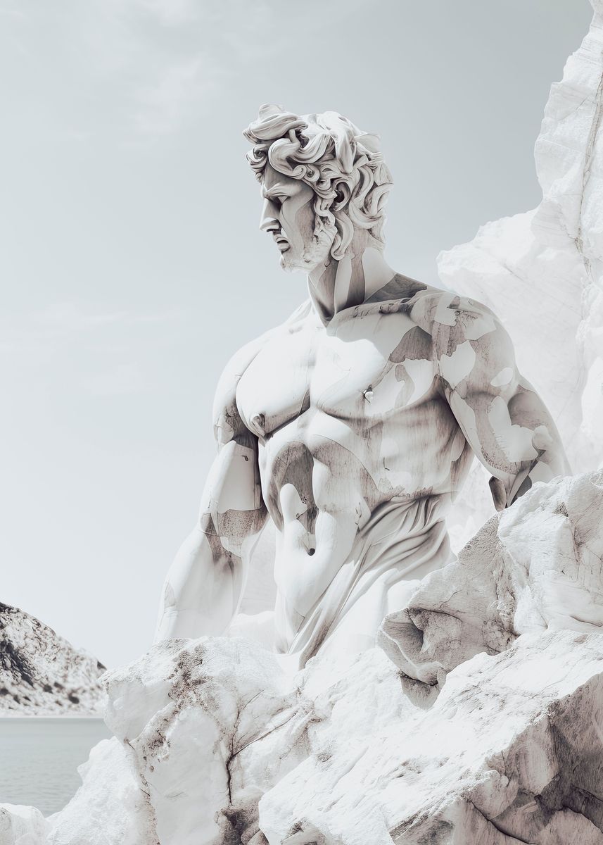 'Stone Born Strength ' Poster, picture, metal print, paint by ...