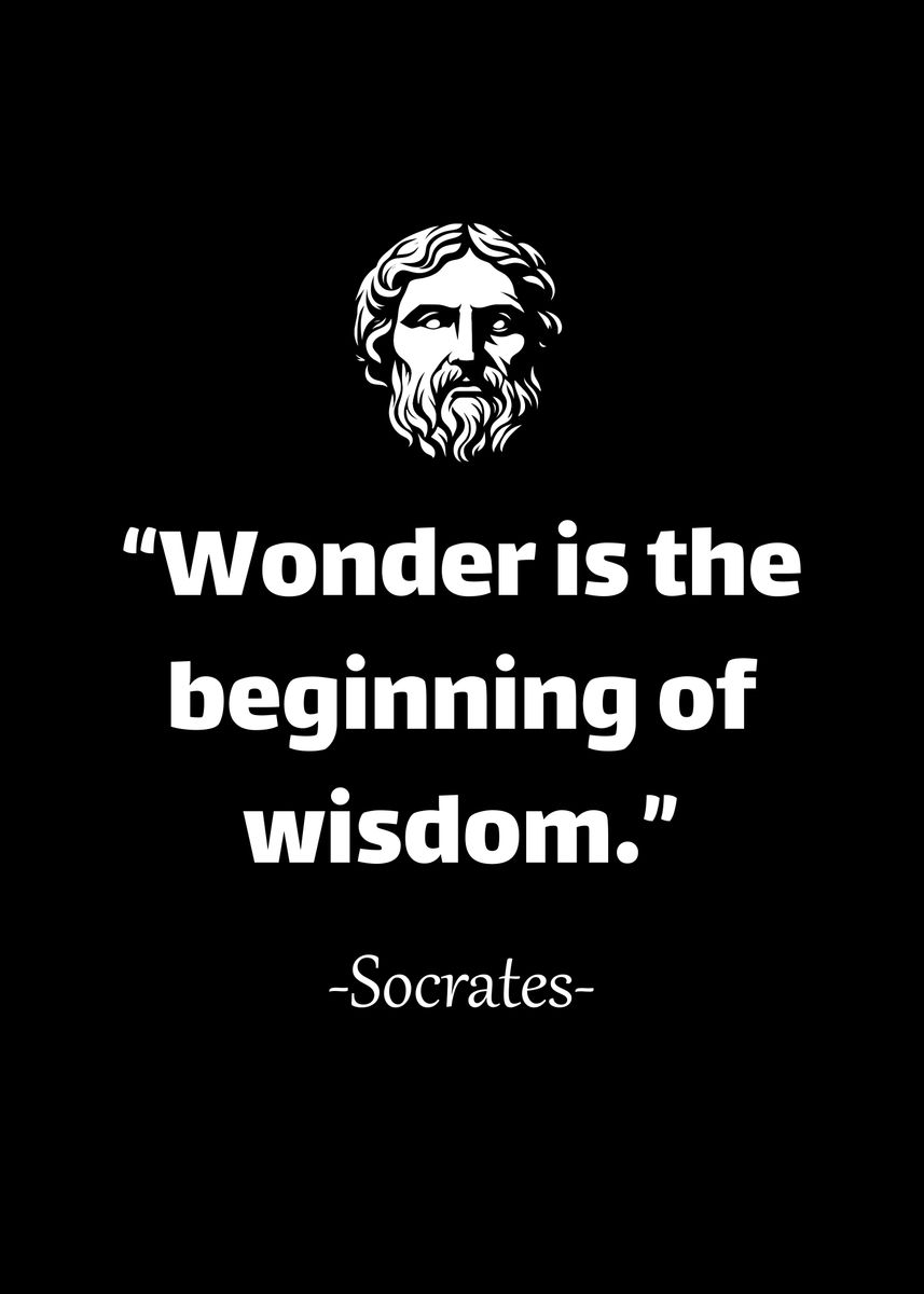 'Socrates Quotes' Poster, picture, metal print, paint by Vladyslav ...