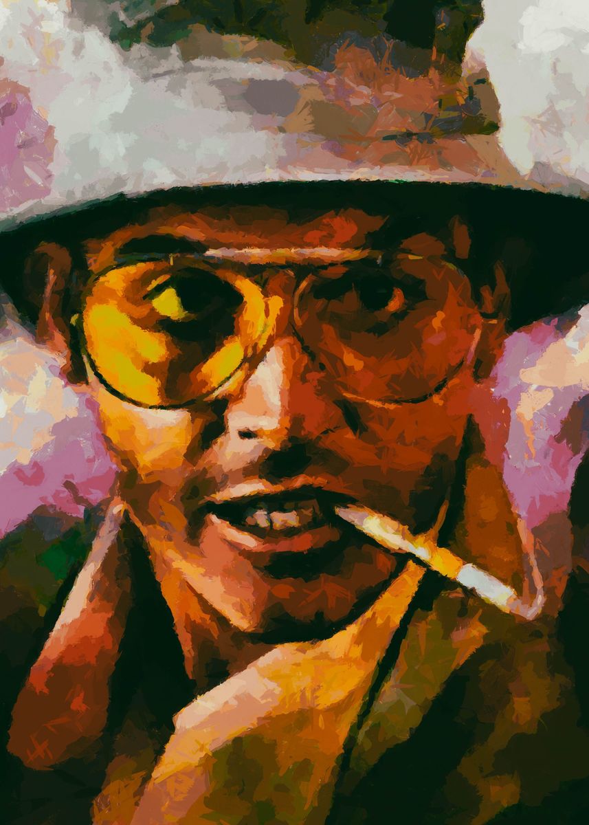 'Smoking man 90s' Poster, picture, metal print, paint by Dark Zeka ...