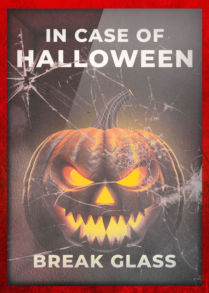 'In case of halloween' Poster, picture, metal print, paint by cypher ...