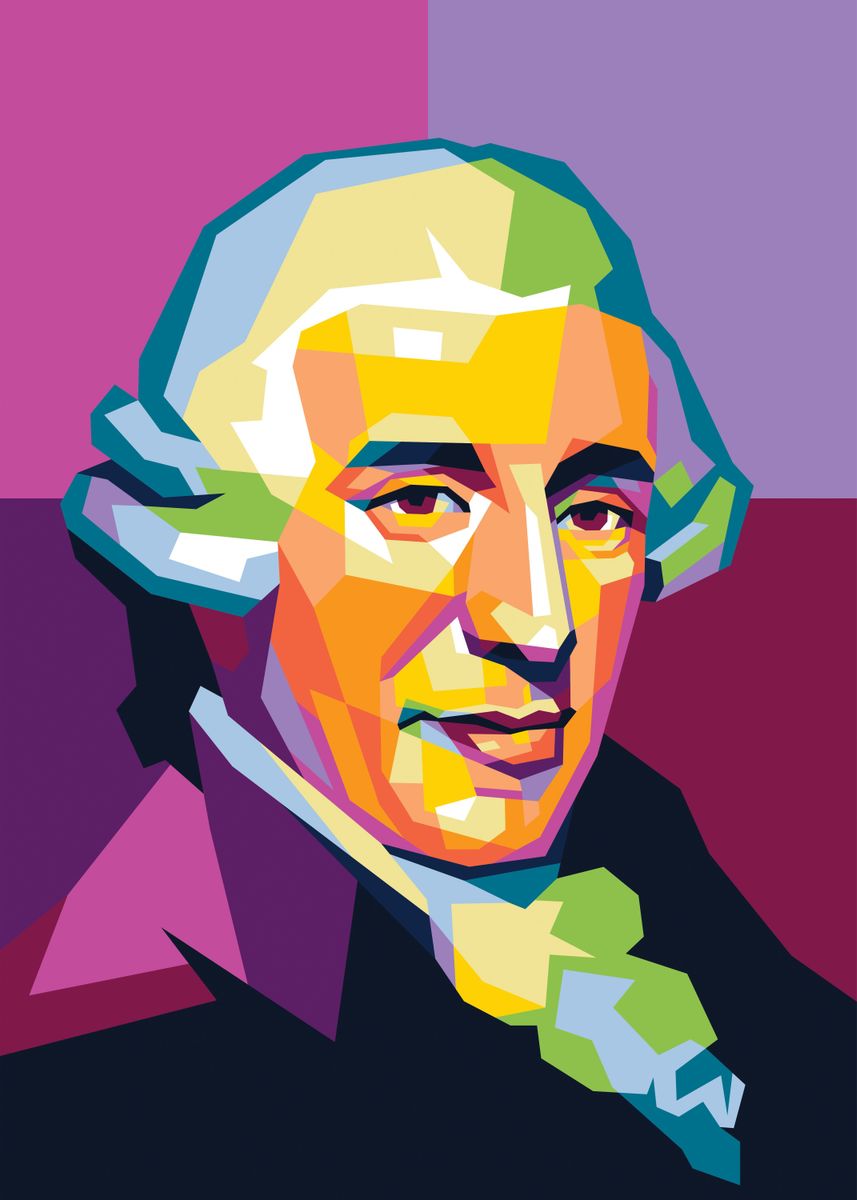 'joseph haydn' Poster, picture, metal print, paint by Roseed Abbas ...