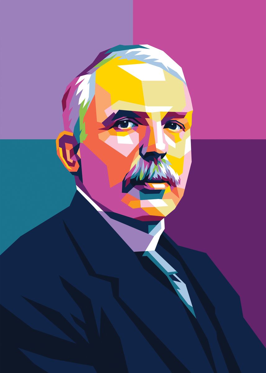 'Ernest rutherford' Poster, picture, metal print, paint by Roseed Abbas ...