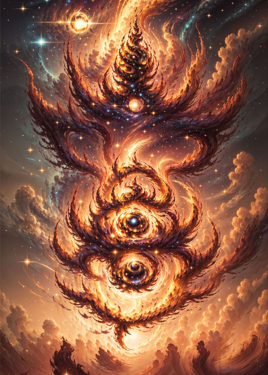 'Space King' Poster, picture, metal print, paint by DervlexArt | Displate