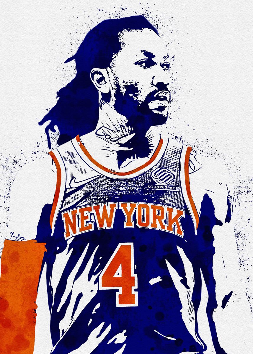 'Derrick Rose Painting' Poster, picture, metal print, paint by Phan Van ...