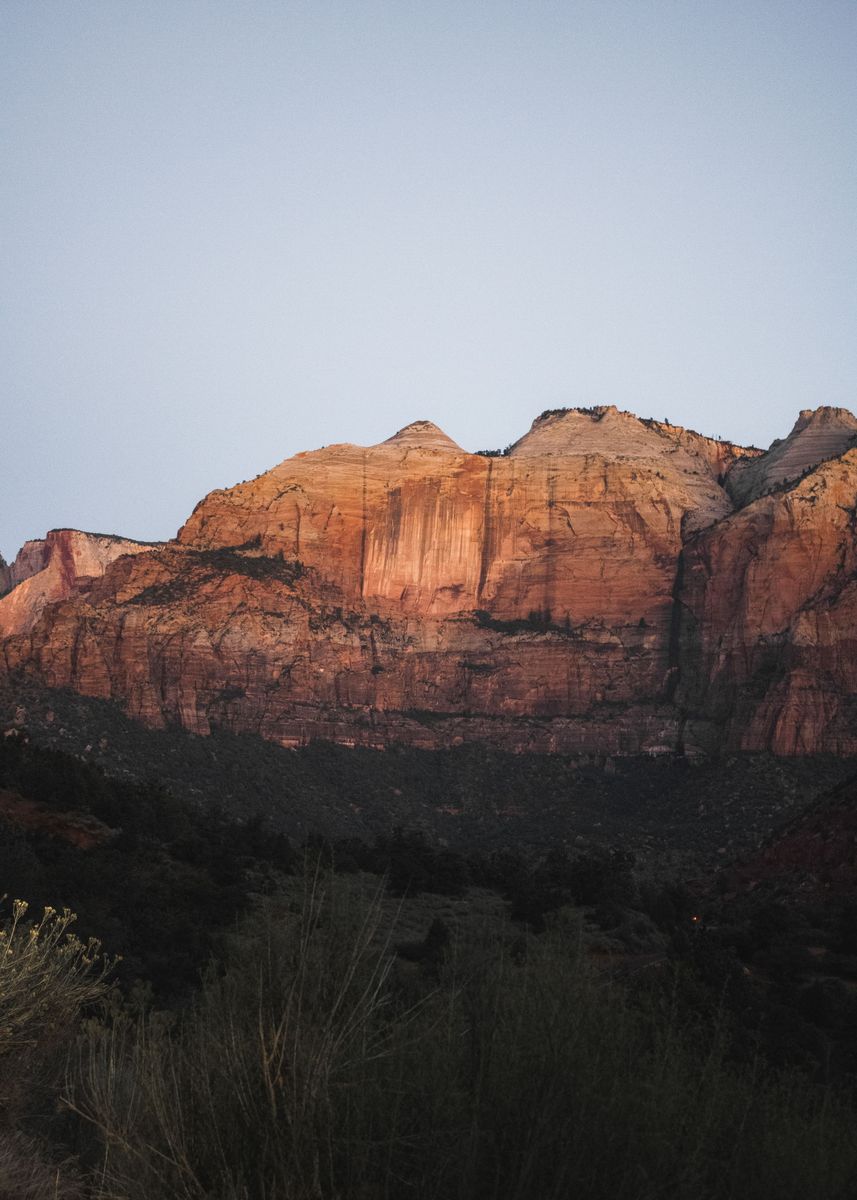 'Amber Peaks Twilight' Poster, picture, metal print, paint by Hendrik ...