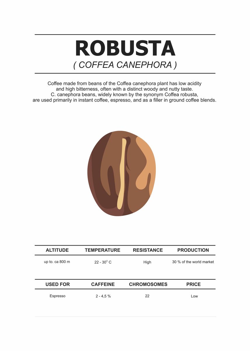 'robusta beans' Poster, picture, metal print, paint by Ratna Mutia Dewi ...