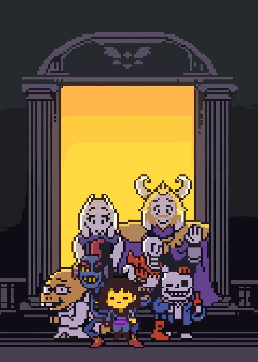 'Undertale ' Poster, picture, metal print, paint by 祝福 | Displate