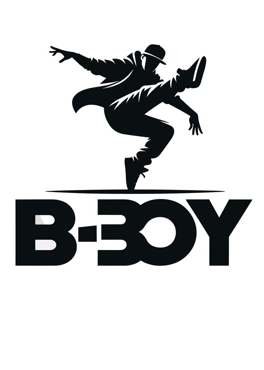 'Breakdance Break Dancer' Poster, picture, metal print, paint by ZS C O ...