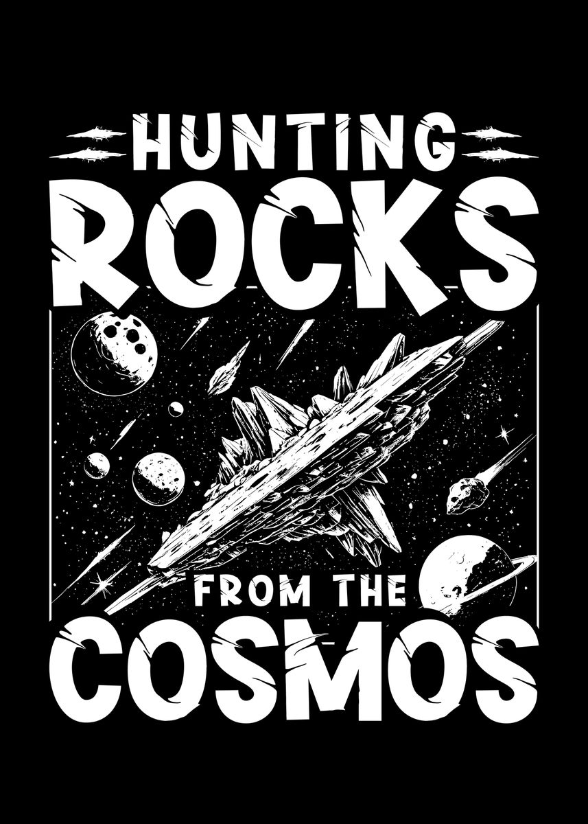 'Meteorite Hunter Shirt ' Poster, picture, metal print, paint by ...