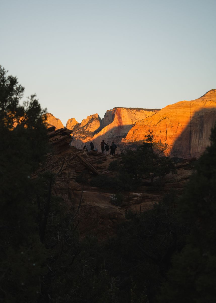 'Summit Gathering Glow' Poster, picture, metal print, paint by Hendrik ...