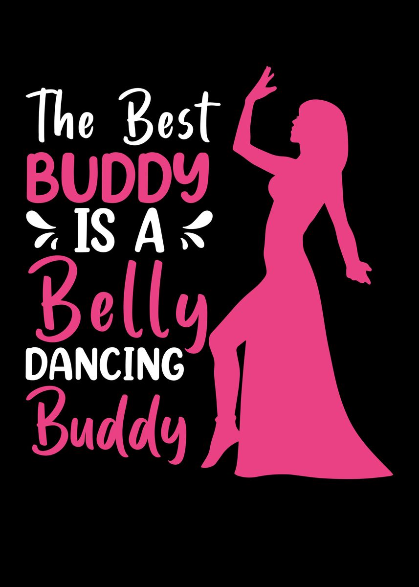 'Funny Belly Dancer Belly' Poster, picture, metal print, paint by Lukes ...