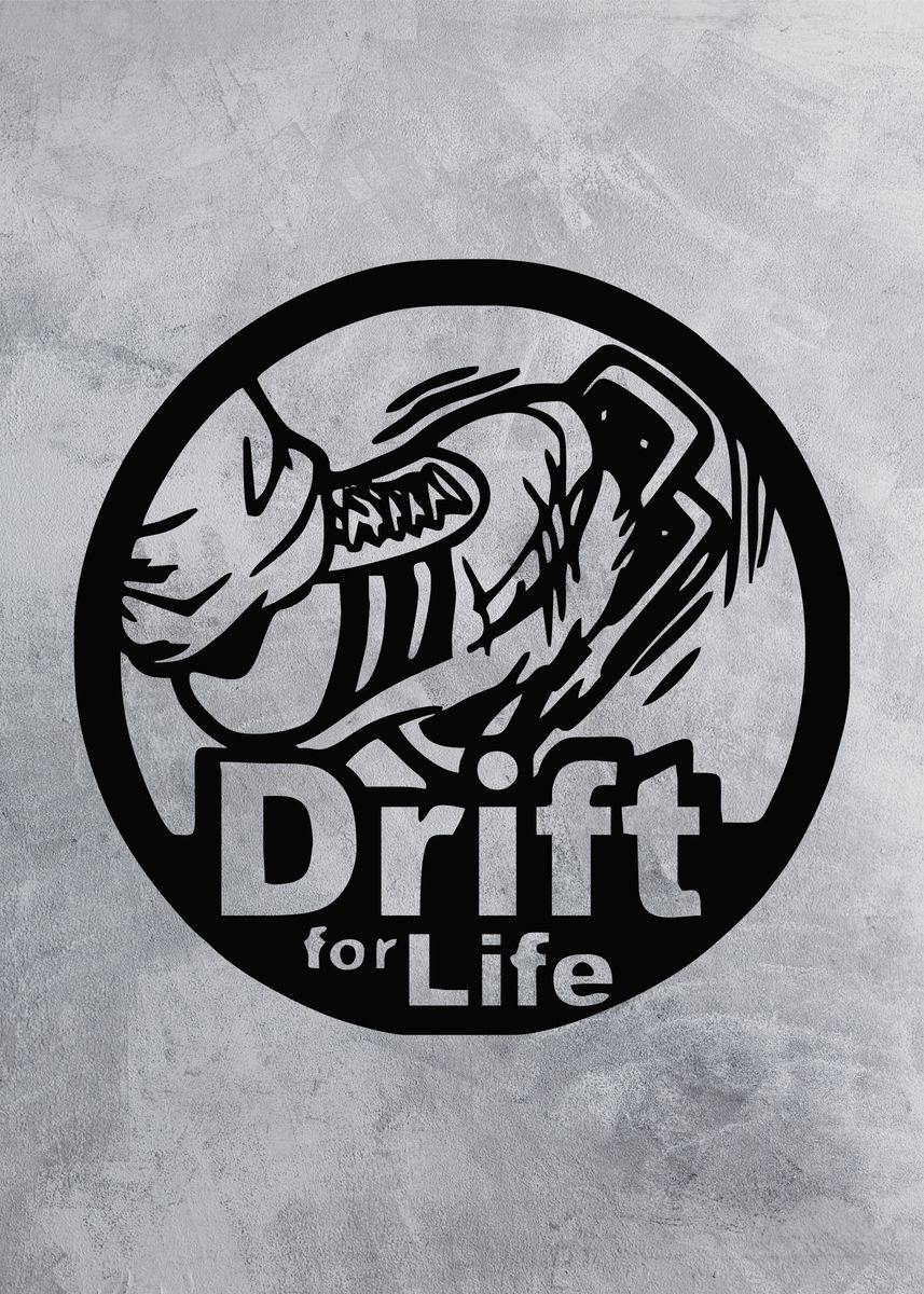 'drift life' Poster, picture, metal print, paint by Bestselling cool ...