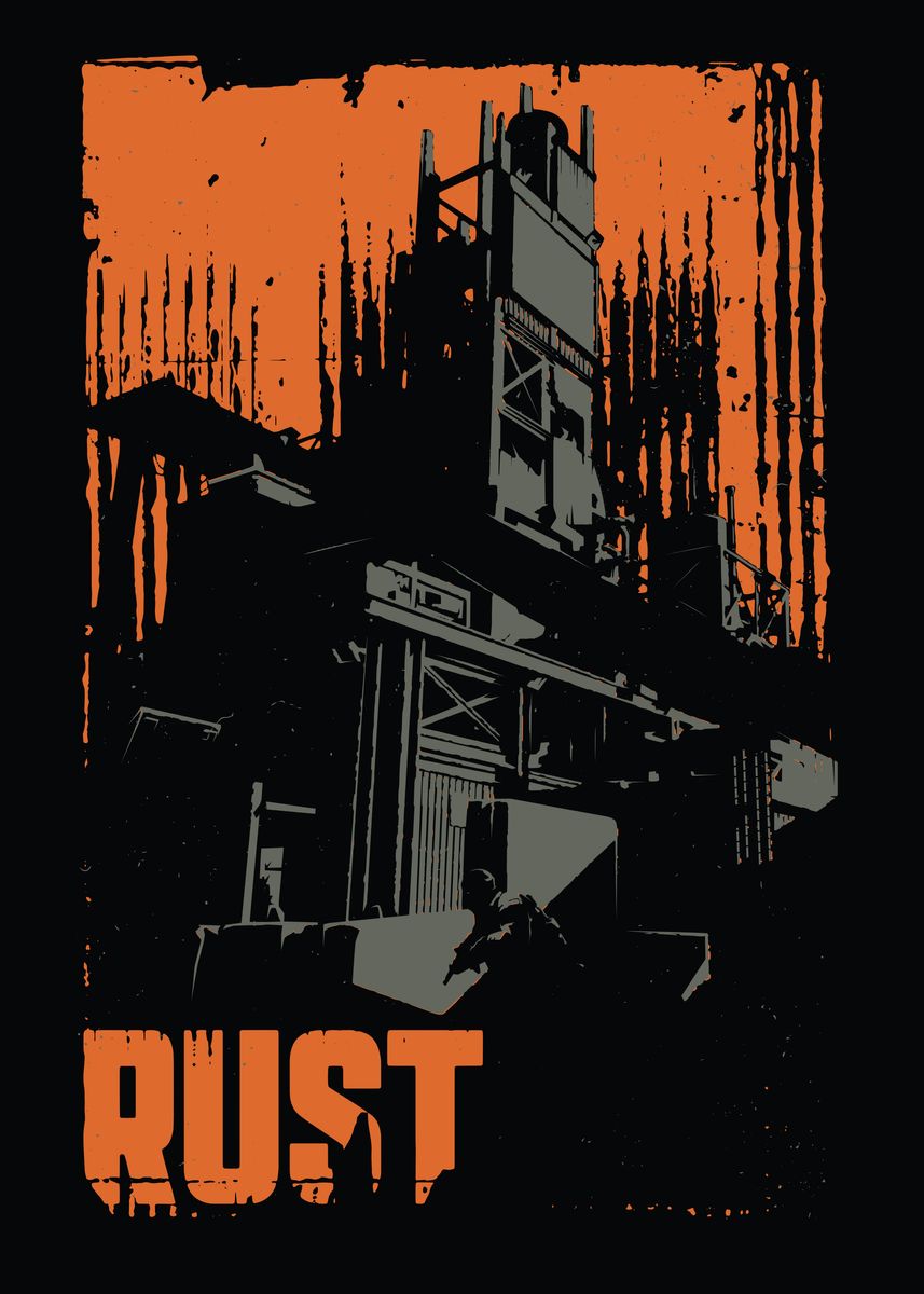 'Rust 2' Poster, picture, metal print, paint by Call of Duty | Displate