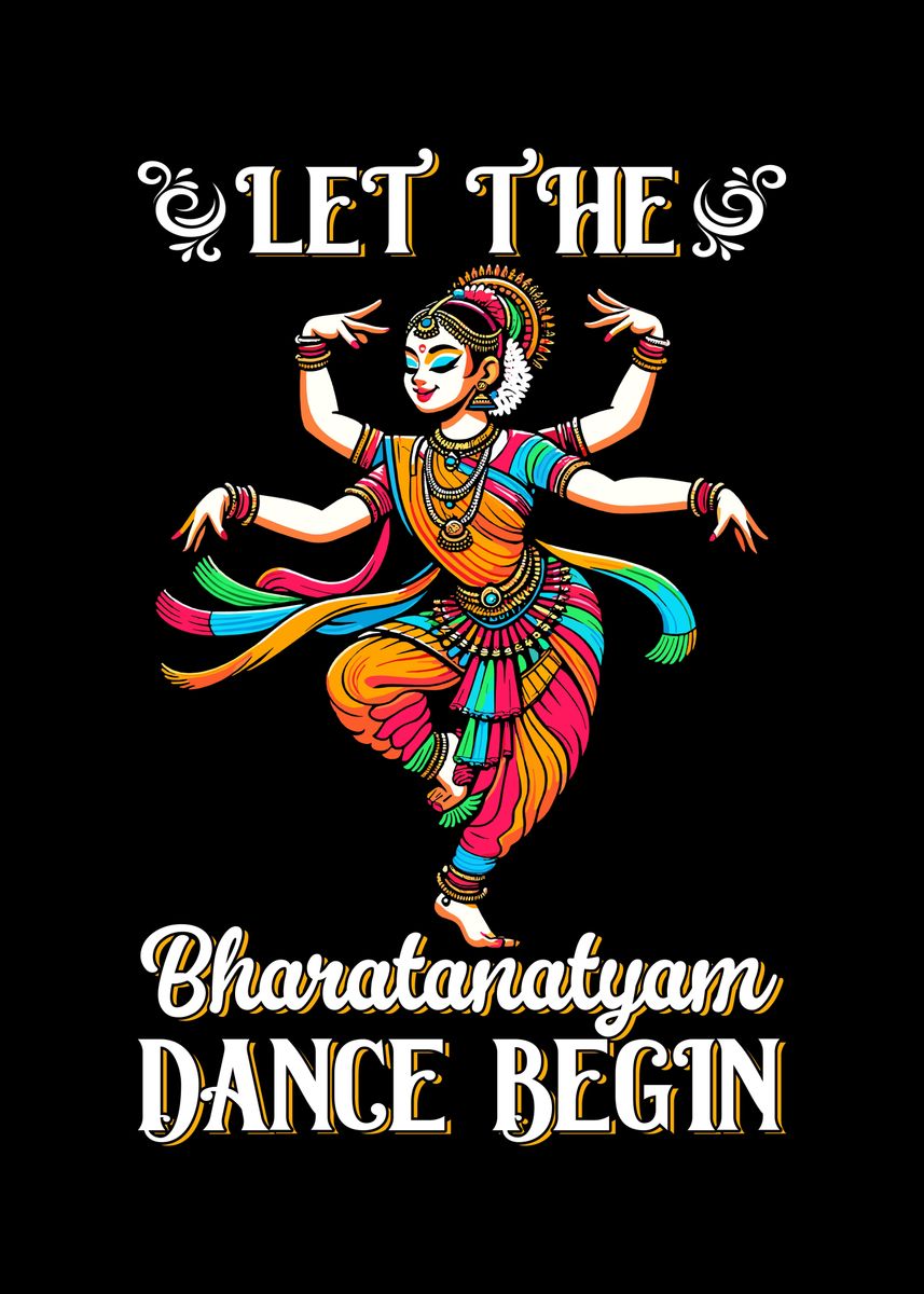 'Indian Dance Indian Folk' Poster, picture, metal print, paint by ...