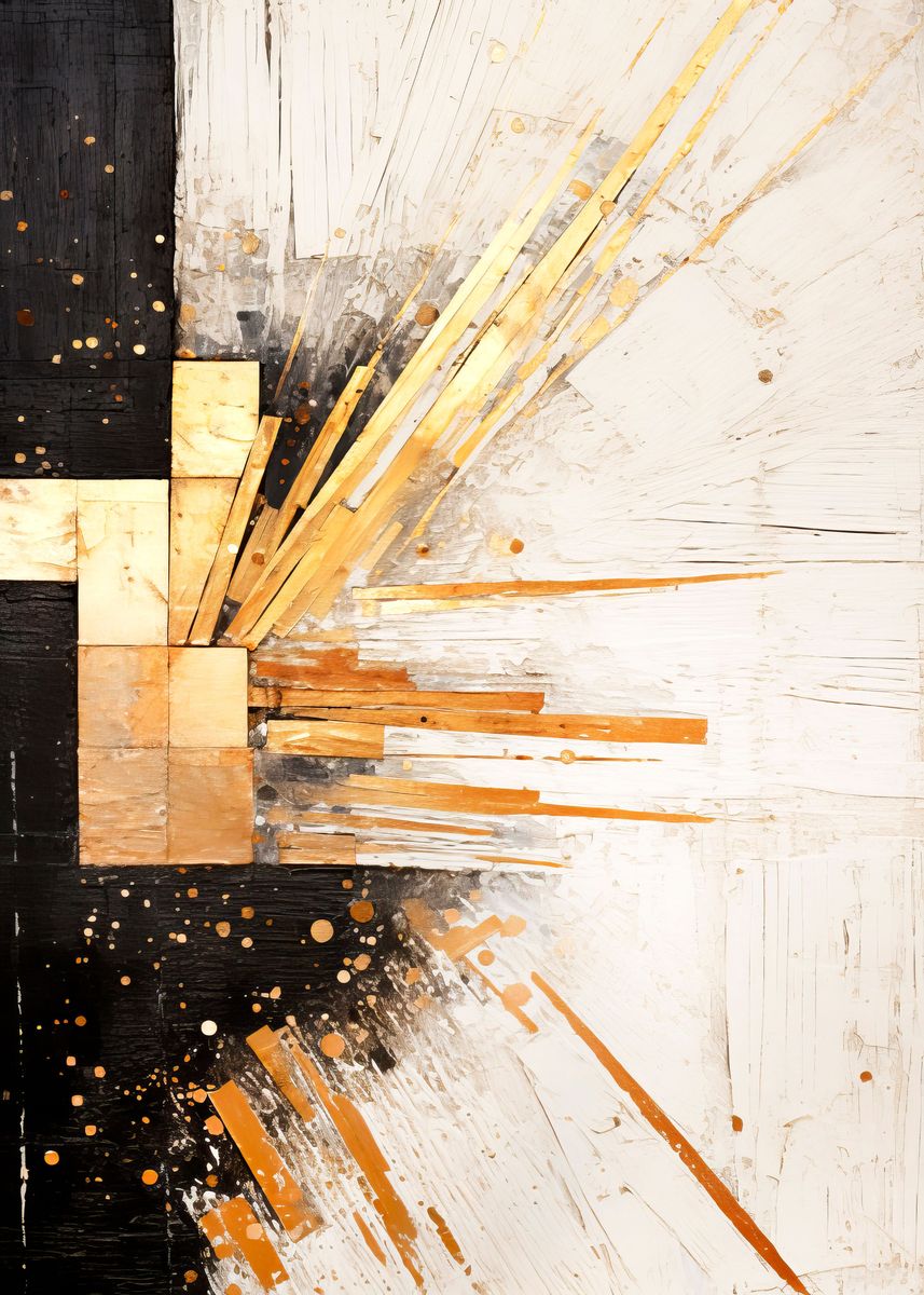 'ABSTRACT ART Explosion' Poster, picture, metal print, paint by Melanie ...