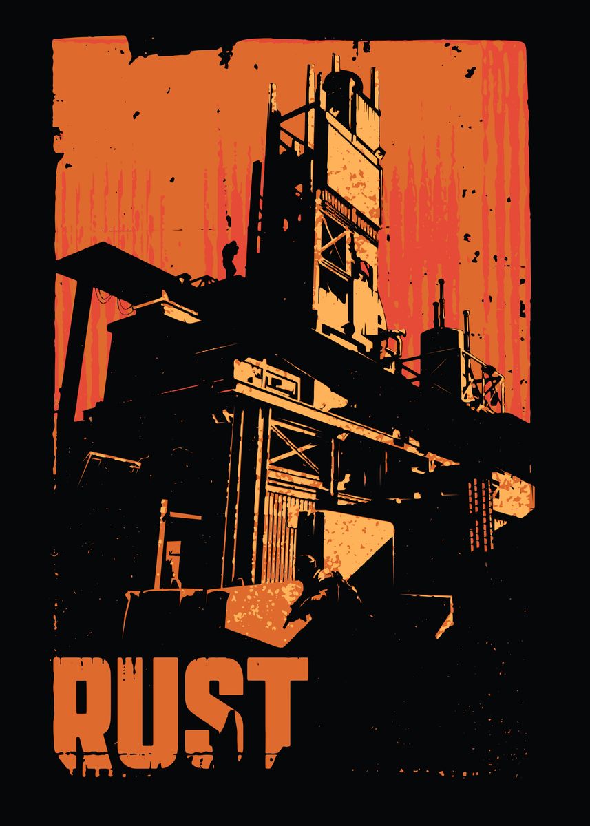 'Rust 1' Poster, picture, metal print, paint by Call of Duty | Displate
