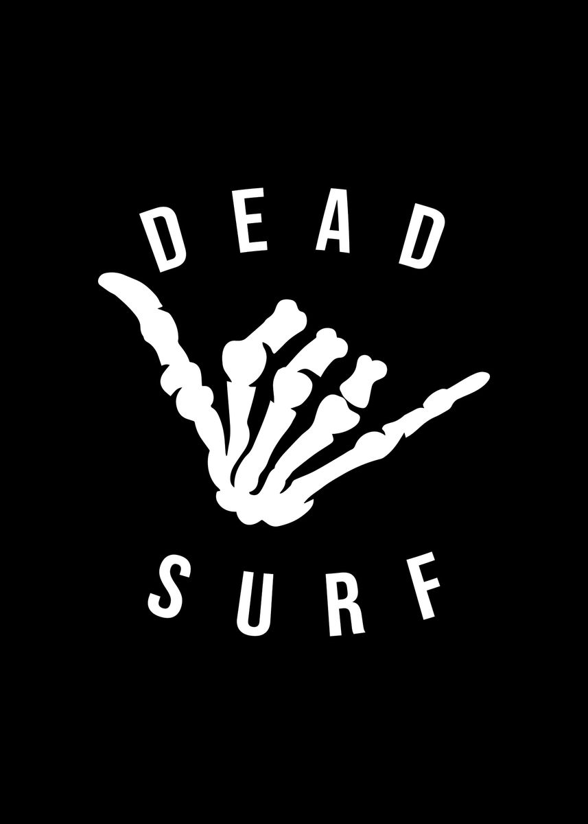 'Surfer Hand Picture' Poster, picture, metal print, paint by ...