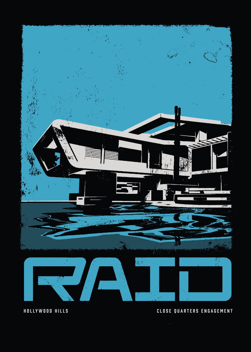 'Raid 1' Poster, picture, metal print, paint by Call of Duty | Displate