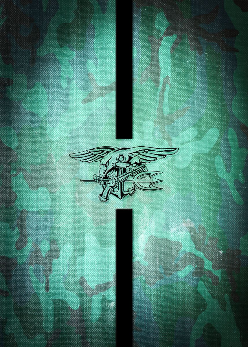 'SEAL emblem' Poster, picture, metal print, paint by Ray Diaz | Displate
