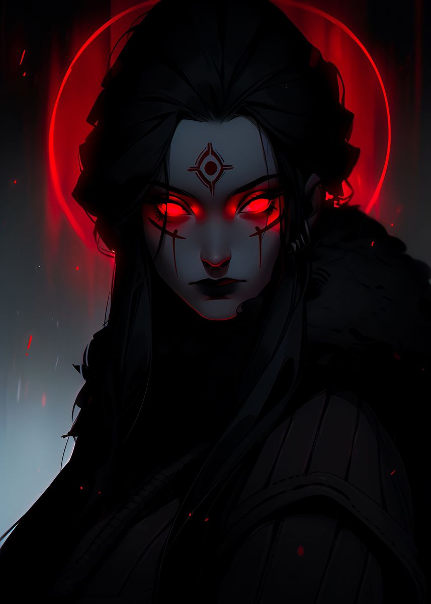 'Dark Vampire Elegant Ghoul' Poster, picture, metal print, paint by ...