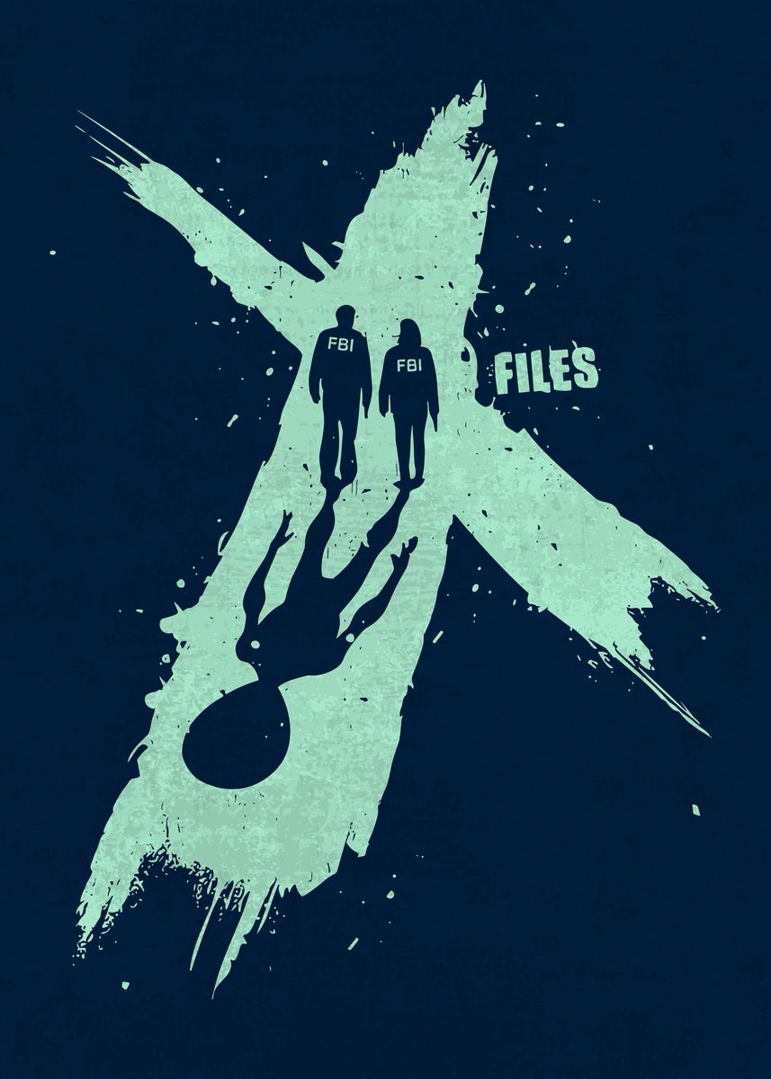 'The X Files' Poster, picture, metal print, paint by 18 Twelve | Displate