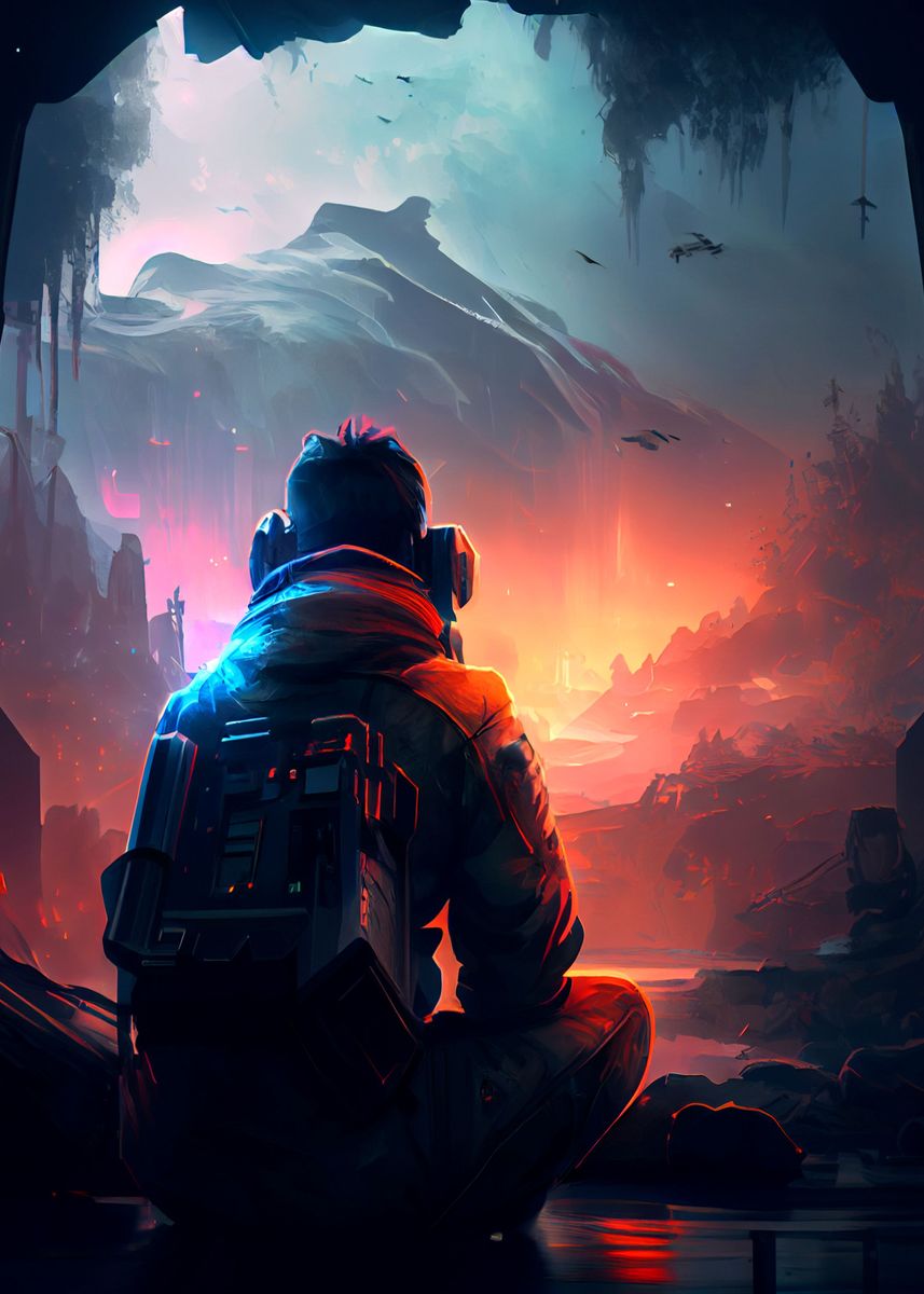 'Gaming Room Gamer Game' Poster, picture, metal print, paint by Animal ...