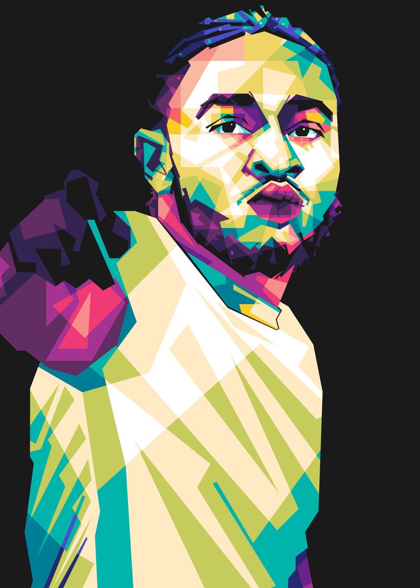 'super nkunku' Poster, picture, metal print, paint by Asran Vektor ...