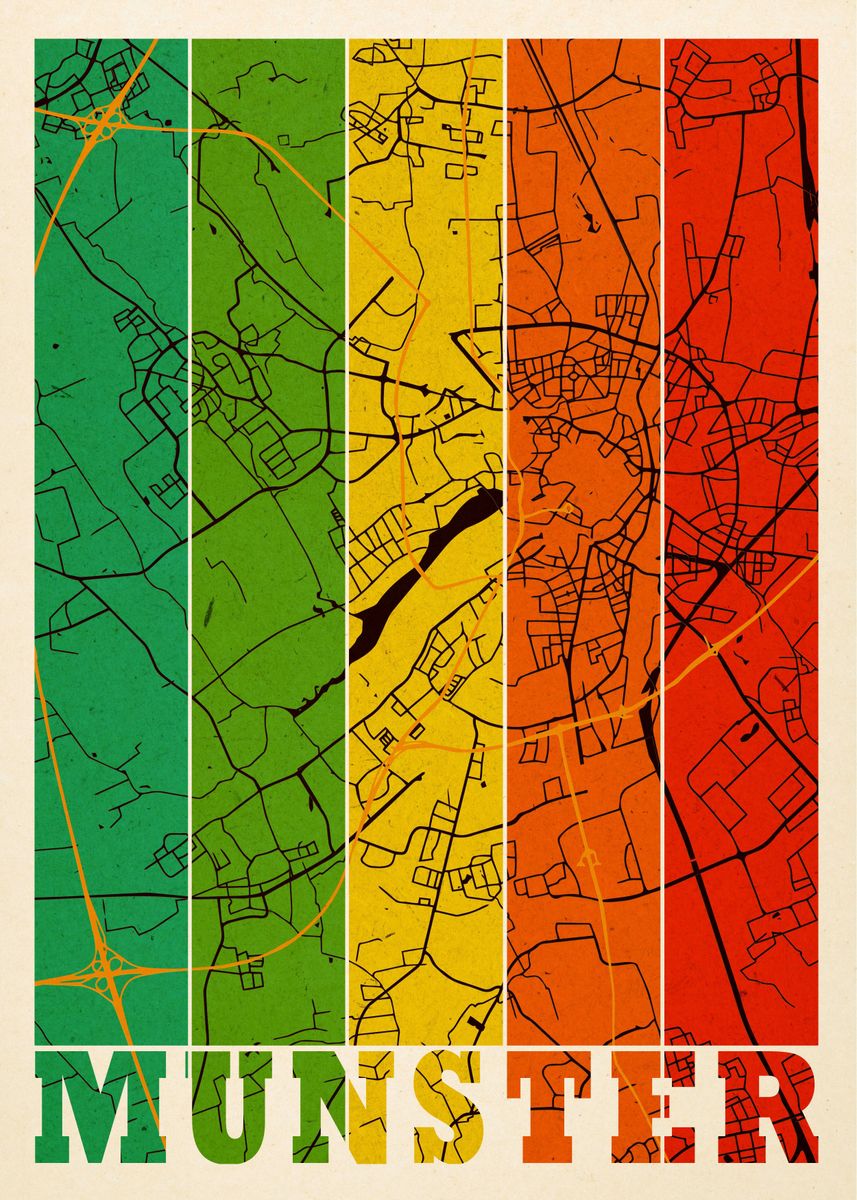 'Munster Germany' Poster, picture, metal print, paint by Ryan Proffitt ...