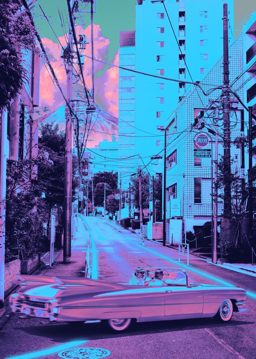 'Relaxed' Poster, picture, metal print, paint by Ro | Displate