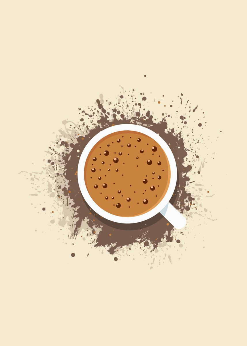 'Cortado' Poster, picture, metal print, paint by Biopic Studio | Displate