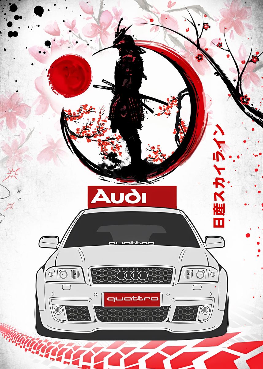 'Audi Quattro' Poster, picture, metal print, paint by ALEX SHINDER ...