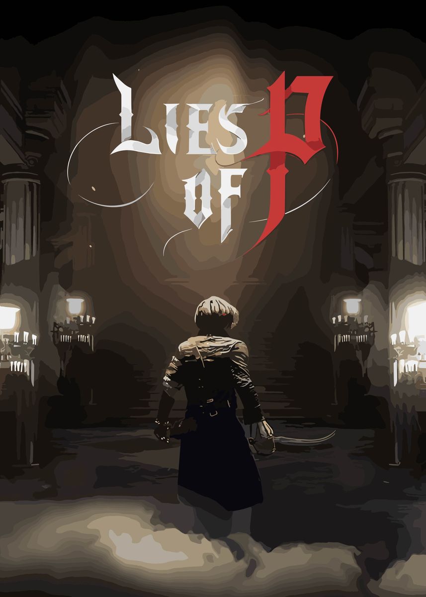 'lies of p' Poster, picture, metal print, paint by red Bone | Displate