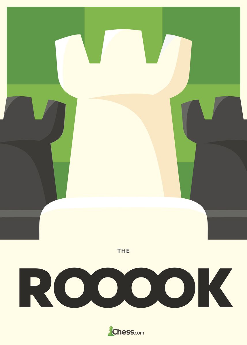 'The ROOOOK' Poster, picture, metal print, paint by Chess | Displate
