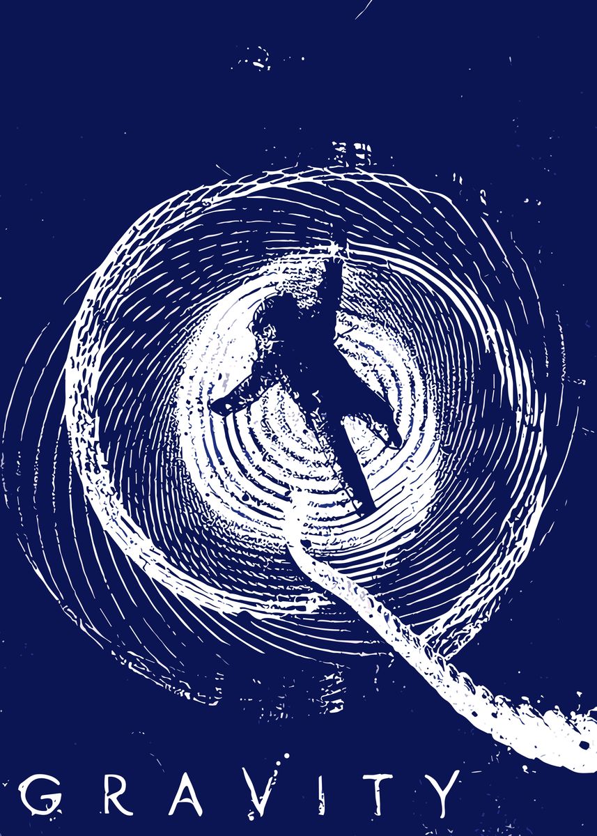 'Gravity' Poster, picture, metal print, paint by Havana Junky | Displate