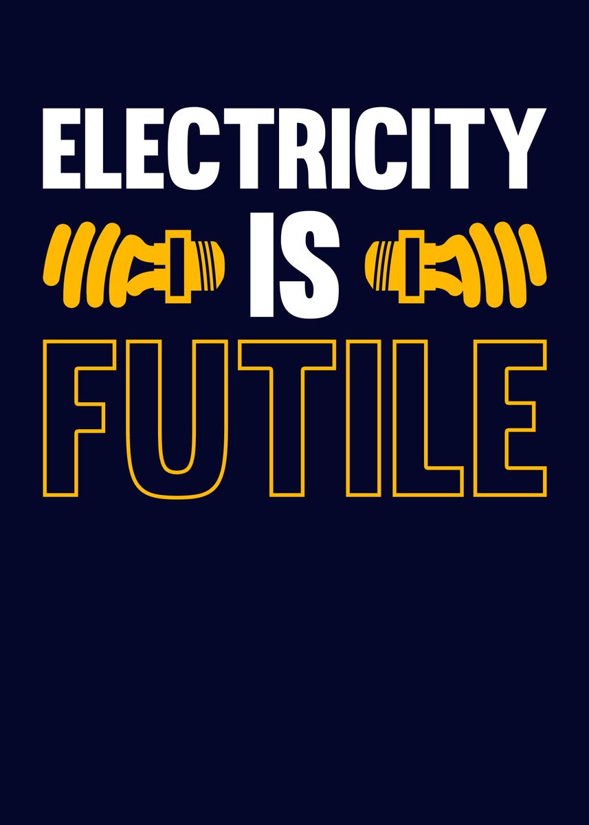 'Funny Electrician' Poster, picture, metal print, paint by MzumO | Displate