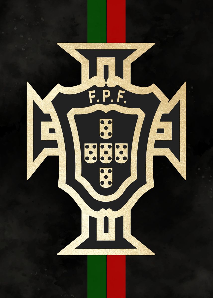 'Portugal national football' Poster, picture, metal print, paint by ...