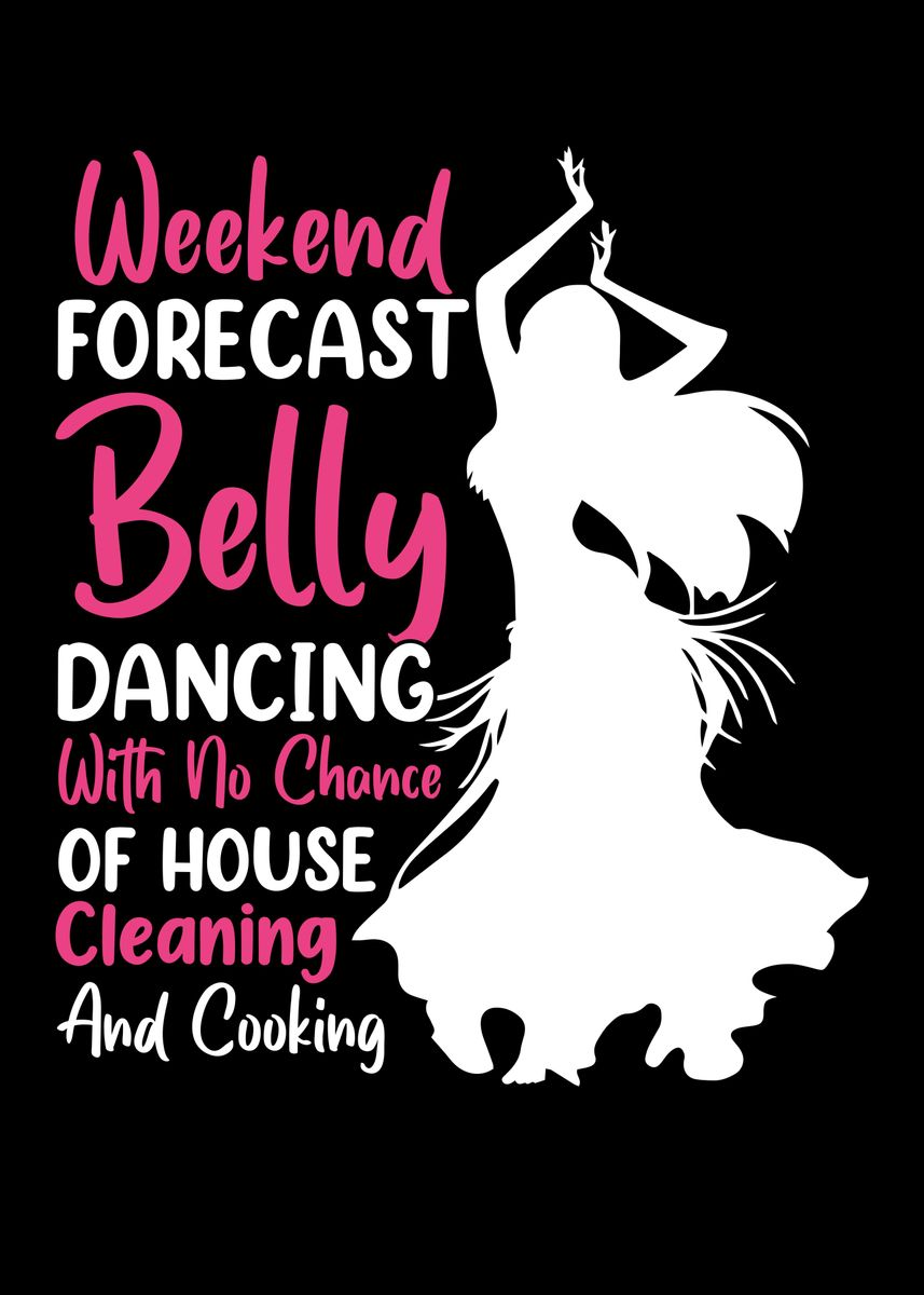 'Funny Belly Dancer Women' Poster, picture, metal print, paint by Lukes ...