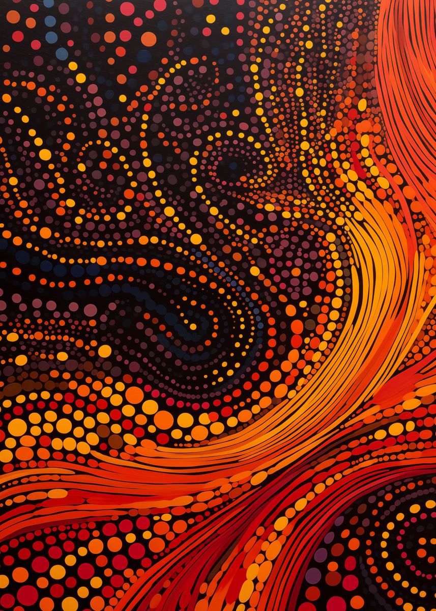 'Quantum Volcano Waffle' Poster, picture, metal print, paint by Ryu has ...