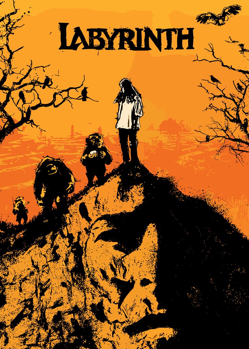 'labyrinth' Poster, picture, metal print, paint by Havana Junky | Displate