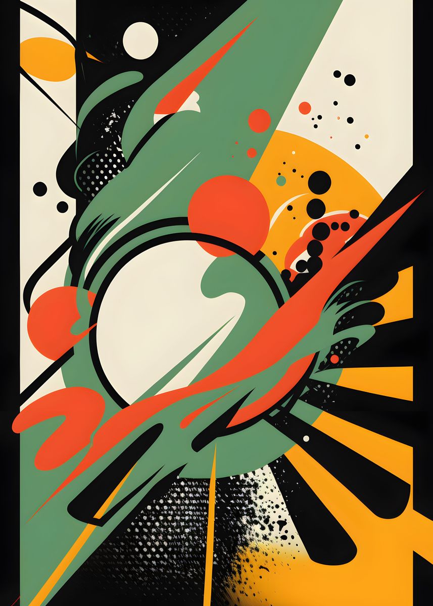 'Abstract Stylish Wall Art' Poster, picture, metal print, paint by ...