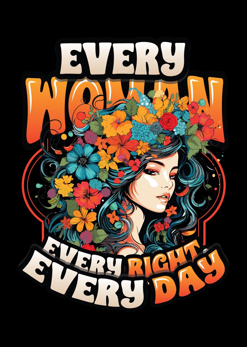 'Equality Womens Rights' Poster, picture, metal print, paint by Sascha ...